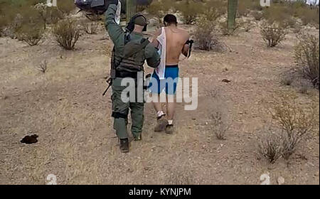 Tucson Sector Border Patrol Mobile Response Team was dropped off ...