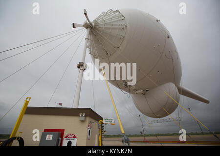 Eagle Pass, TX - The Tethered Aerostat Radar System (TARS) is low-level ...