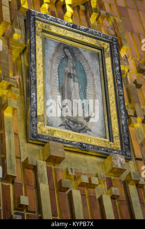 Juan Diego with the Tilma of the Virgin Stock Photo - Alamy