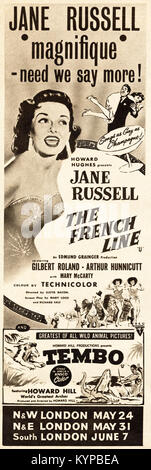 THE FRENCH LINE, Jane Russell, 1954 Stock Photo - Alamy
