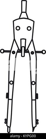 compass school supply isolated icon vector illustration design Stock ...