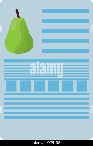 pear nutrition facts label template Stock Vector Image & Art - Alamy