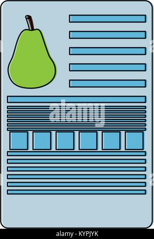 pear nutrition facts label template Stock Vector Image & Art - Alamy