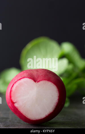 Heart Shaped Radish Stock Photo - Alamy