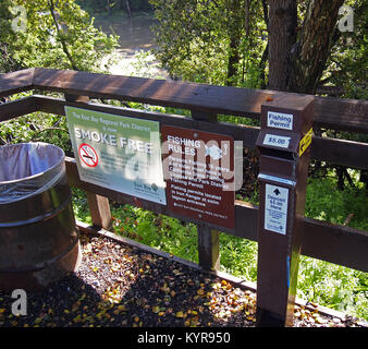 Don Castro Regional Recreation Area sign, Hayward, California Stock ...
