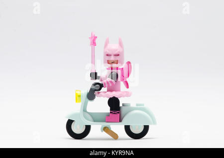 lego collection of batman and fairy batman. isolated on white ...