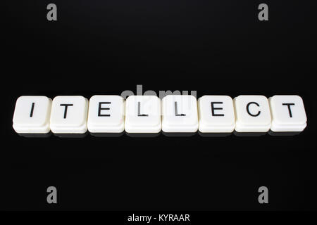 Intellect text word title caption label cover backdrop background ...