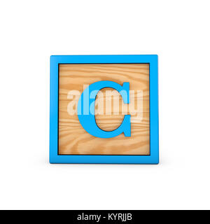 Letter M wodden childrens toy alphabet block. 3D Rendering Stock Photo ...
