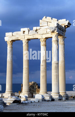 Apollo temple in Side, Turkey Stock Photo - Alamy