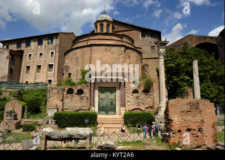 Tomb of Romulus(Romolo Temple), Roman Forum, Rome, Italy Stock Photo ...
