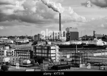 Oil Tanker, North Sea Canal, Amsterdam, Netherlands, Europe Stock Photo ...