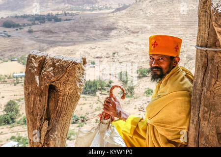Debre Damo is a 6th century monastery in northern Ethiopia, close to ...