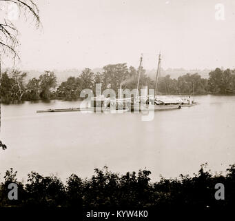 U.S. Civil War monitor Canonicus, c1907. One of nine Canonicus-class ...