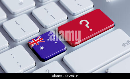 Australia High Resolution Question Mark Concept Stock Photo - Alamy