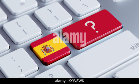 Spain High Resolution Question Mark Concept Stock Photo - Alamy