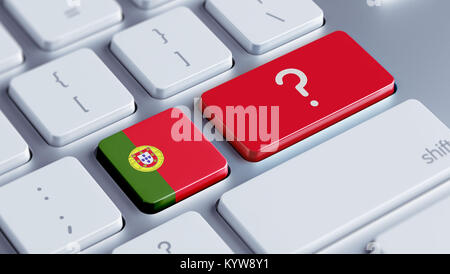 Portugal High Resolution Question Mark Concept Stock Photo - Alamy