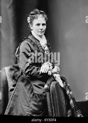 President James Garfield and his wife Lucretia Rudolph Garfield Stock ...