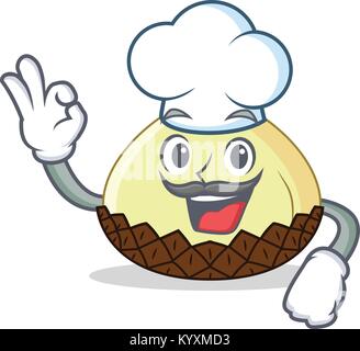 Chef with food snake fruit mascot cartoon Stock Vector Image & Art - Alamy