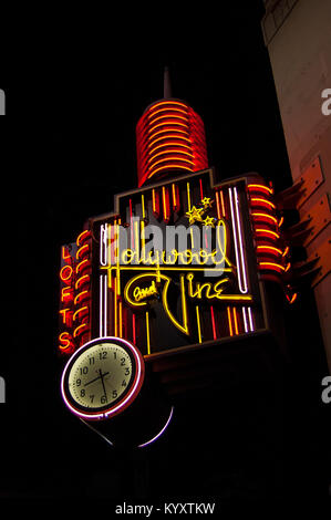 Hollywood and Vine Street sign Hollywood Blvd. Los Angeles CA ...