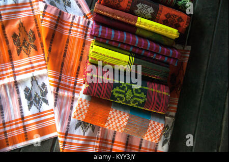 lipa sabbe, traditional woven silk fabrics from Sengkang Stock Photo ...