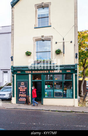Highbury Vaults pub and Banksy mural in Bristol England UK Stock Photo ...