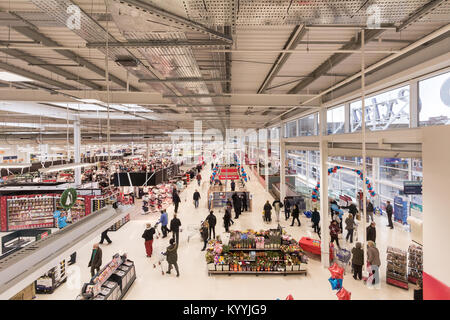 Tesco Extra, Rotherham, Yorkshire UK Stock Photo - Alamy