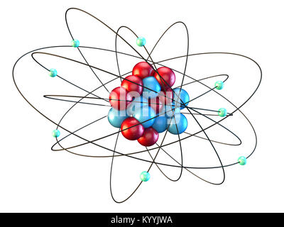Atomic structure of oxygen Stock Photo - Alamy