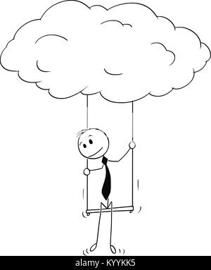 Difference of Creative Individuality, Vector Cartoon Stick Figure ...