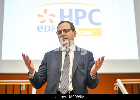 Simone Rossi, chief executive of energy giant EDF Energy, speaking ...