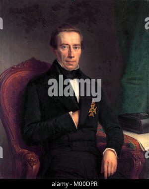 Johan Rudolph Thorbecke (1798-1872) Dutch statesman. painting by Dutch ...