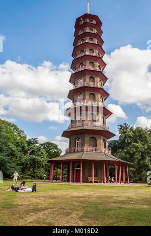 Tower in Kew Gardens, London, UK Stock Photo - Alamy