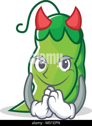 Angry peas mascot cartoon style Stock Vector Image & Art - Alamy