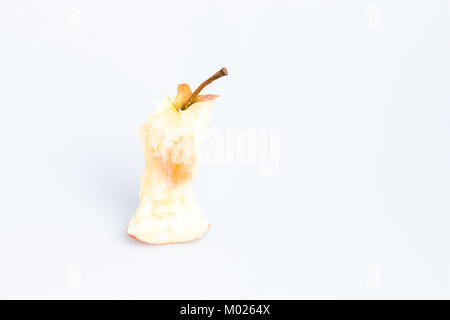 Apple torsel on White Background Stock Photo - Alamy