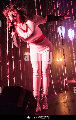 Megan James with Purity Ring performs during Witness: The Tour at ...