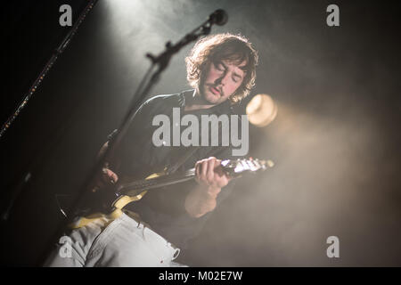The Swedish indie rock band Shout Out Louds performs a live concert at ...