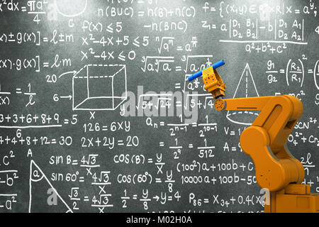 3d rendering blackboard with math formula or education background Stock ...