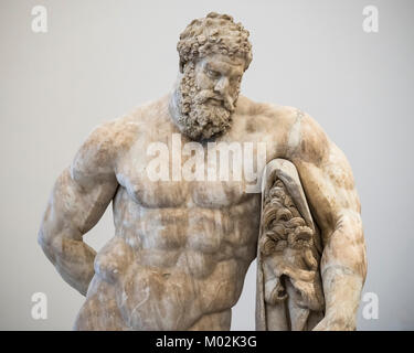 Naples. Italy. The Farnese Hercules, Museo Archeologico Nazionale di ...