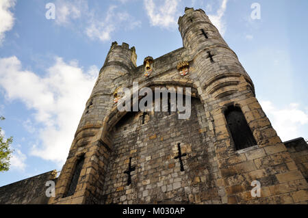 Monks Bar gate, part of the old York city walls, housing the Richard ...