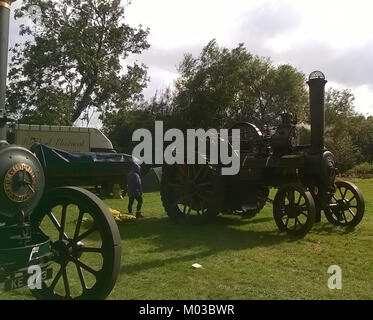 The Burrell traction engine is a steam-powered vehicle used in ...