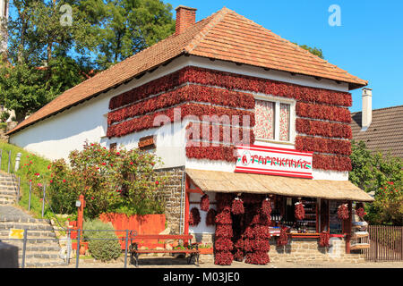 Paprika House Tihany lake Balaton Hungary Stock Photo - Alamy
