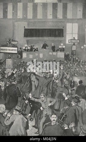 Panic in the New York Stock Exchange in May 1893. An economic ...