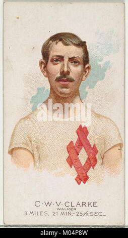 A trading card from the World's Champions, Second Series, featuring C.W ...