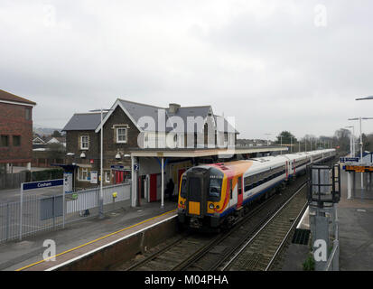 Fratton railway station in Portsmouth Hampshire UK with a South West ...