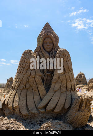 a rapacious monster described as having a woman's head and body and a ...