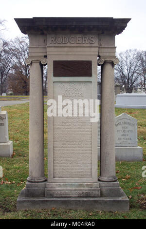 The monument to Calbraith Perry Rodgers, located in Allegheny Cemetery ...