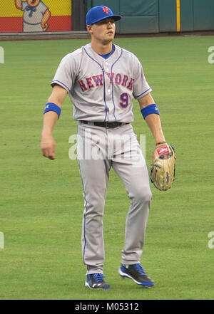 New York Mets' Brandon Nimmo steals second as Los Angeles Dodgers ...