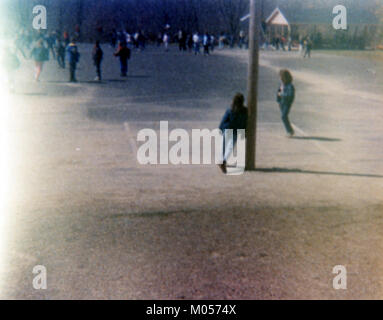 This image shows Bundy Elementary School's playground in 1989 ...