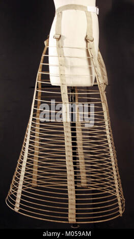 This cage crinoline, part of the MET collection (CI41.110.317 F), is a ...