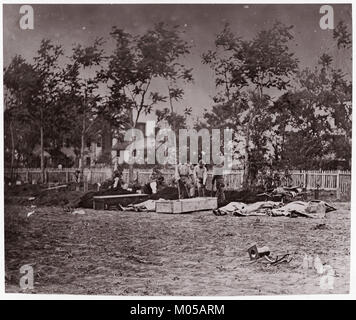 A poignant depiction of the Burial of the Dead in Fredericksburg ...