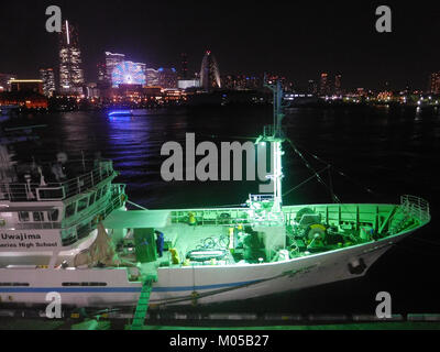 The Ehime Maru, a fishery training vessel from Uwajima Fisheries High ...